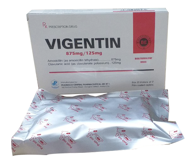 Vigentin 875mg/125mg Pharbaco (h/14v)