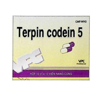 Terpin Codein 5 Capsules Pharimexco (h/100v)