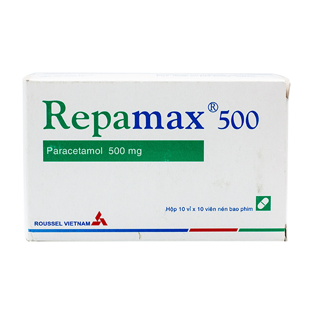 Repamax Paracetamol 500mg Roussel (h/100v)