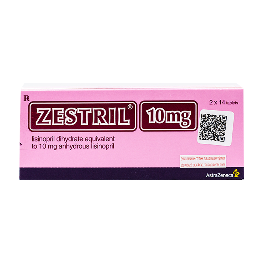 Zestril 10mg Astrazenca (h/28v)