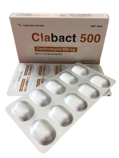 Clabact Clarithromycin 500mg Dhg (h/20v)