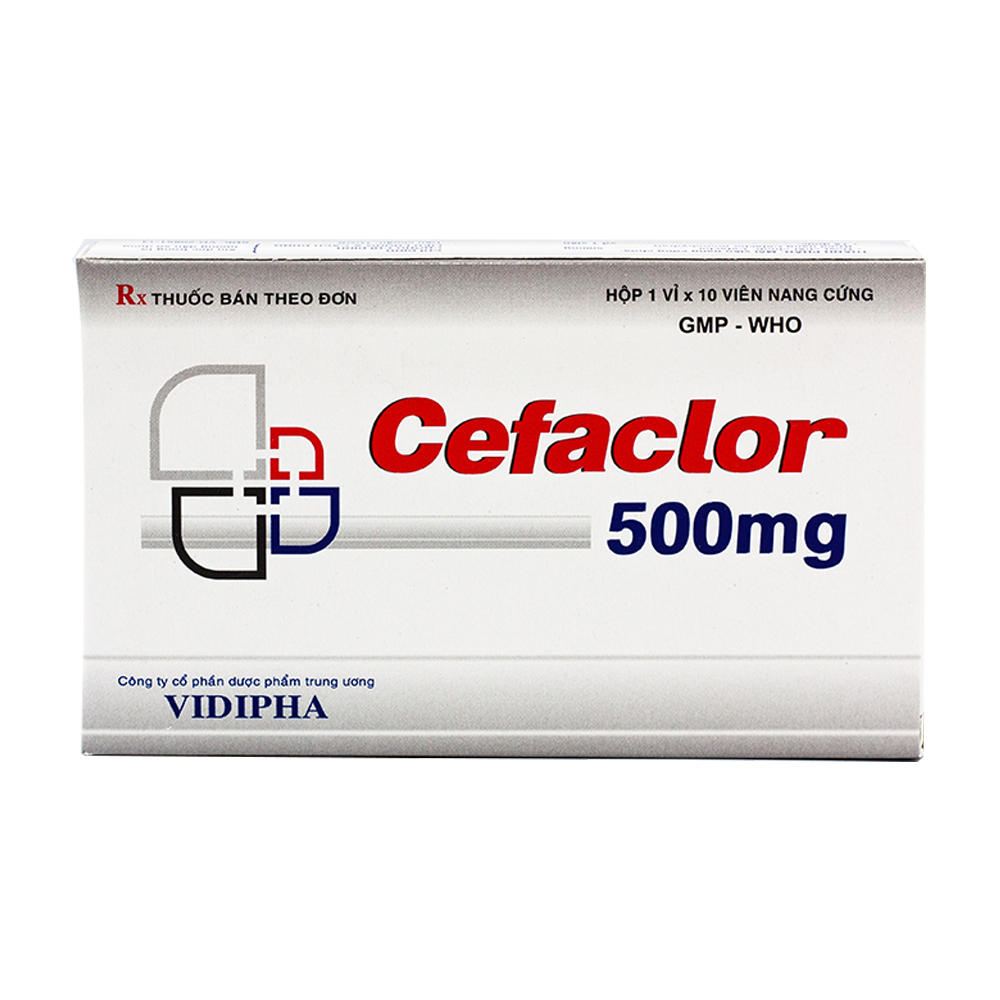 Cefaclor 500mg Vidipha (h/10v)