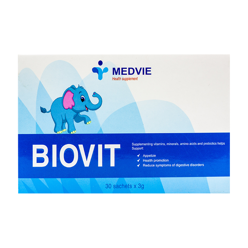 Men vi sinh Biovit (Hộp 30 gói)