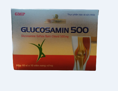Glucosamin 500mg Mediphar (h/100v) (hộp Trắng Đỏ)
