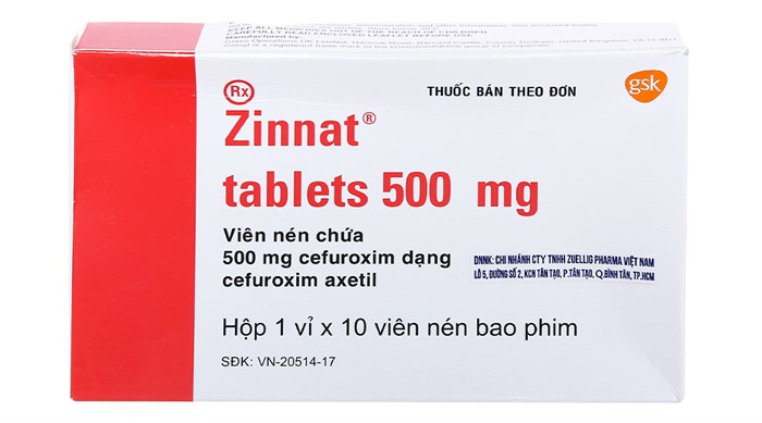 Zinnat 500mg Gsk (h/10v)