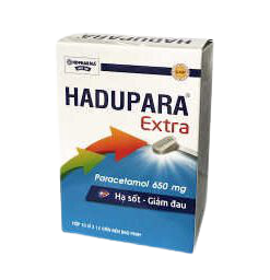 Hadupara Extra Paracetamol 650mg Hd Pharma (h/120v)