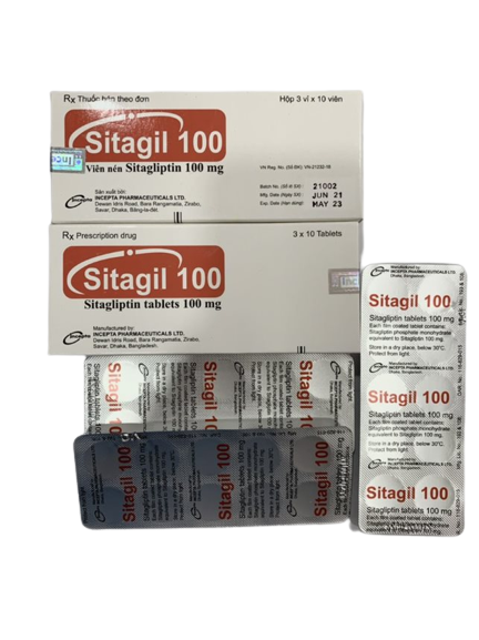 Sitagil Sitagliptin 100mg Incepta Pharma (h/30v)