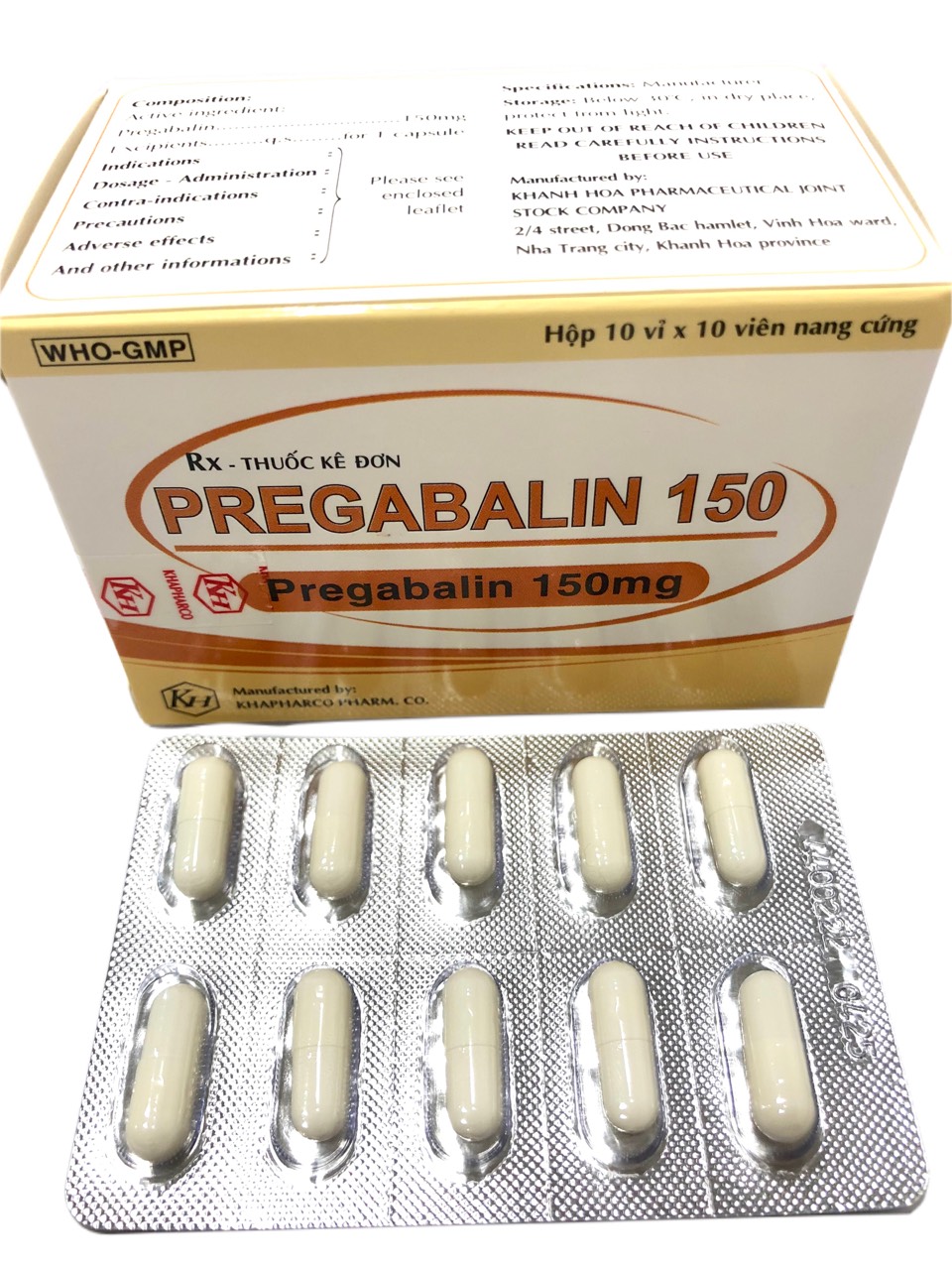 Pregabalin 150mg Khapharco (h/100v)