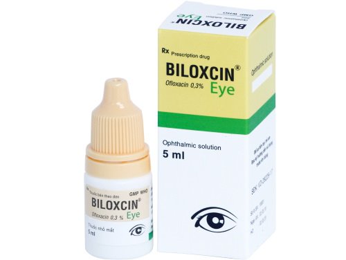 Biloxcin Eye Ofloxacin 0.3% Bidiphar (lốc/10c/5ml)
