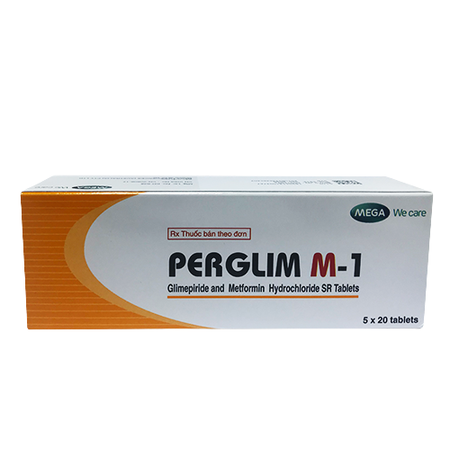 Perglim M-1 Glimepirid 1mg Mega (h/100v)