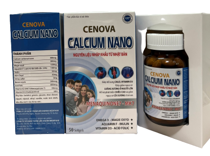 [hàng Thu Hồi] Giúp Xương Chắc Khỏe Cenova Calcium Nano Mk7 Mediphar (c ...