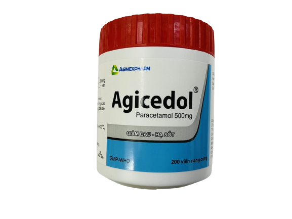 Agicedol Paracetamol 500mg Agimexpharm (c/200v)