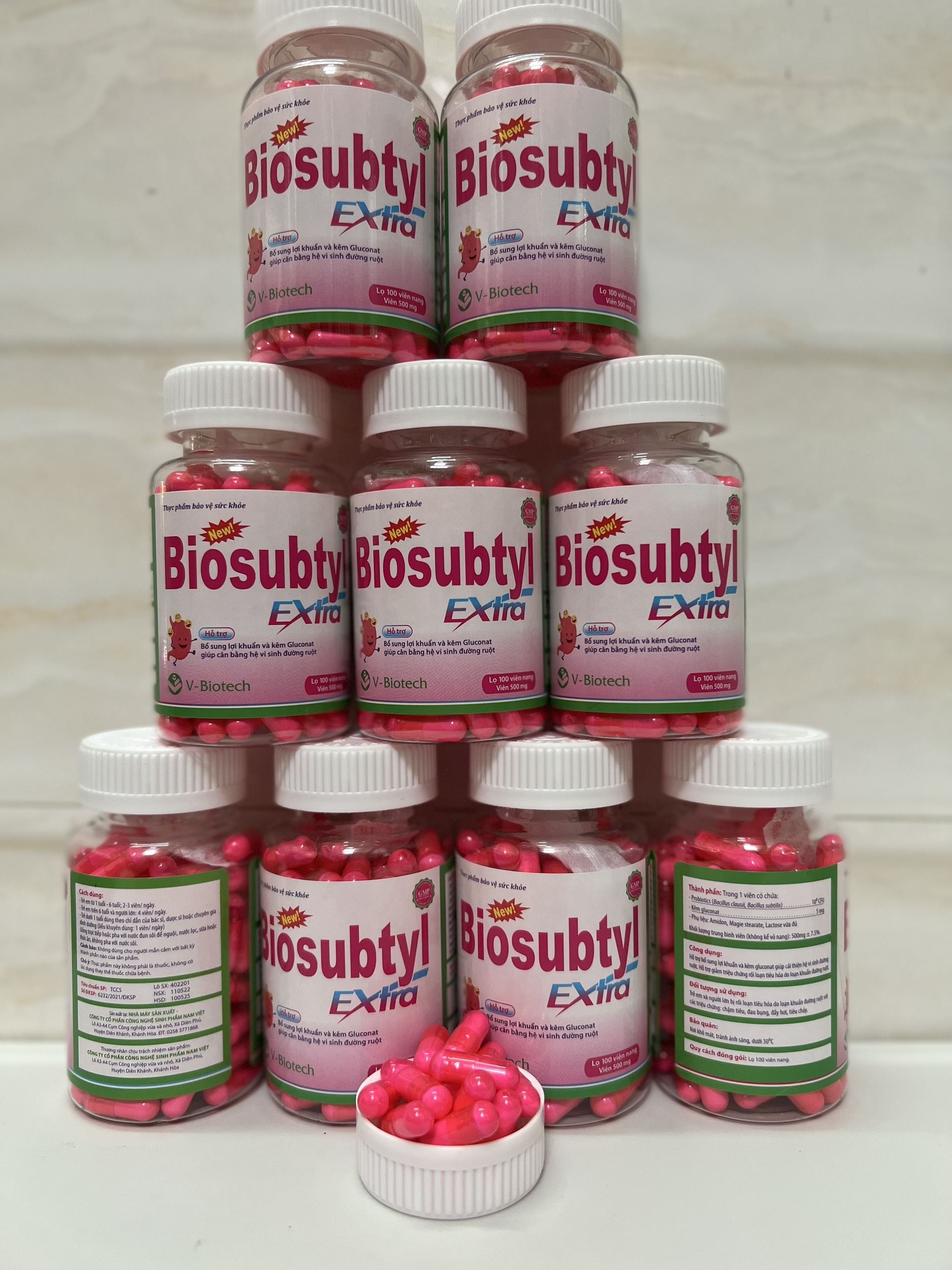Bổ Sung Lợi Khuẩn Đường Ruột Biosubtyl Extra V Biotech (c/100v)