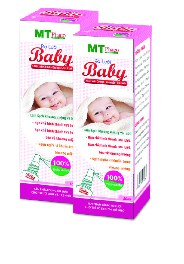 Dung Dịch Rơ Lưỡi Cho Bé Baby Mtphaco (c/50ml)
