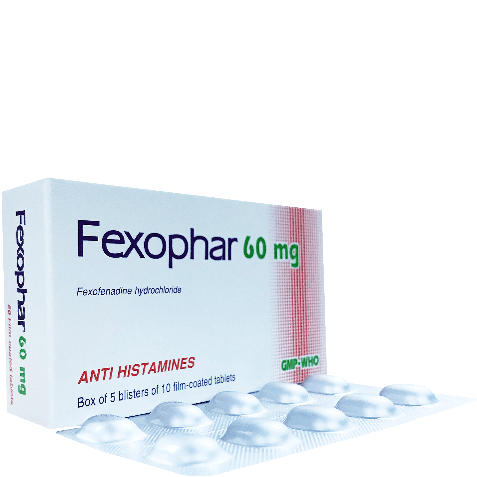 Fexophar 60 Fexofenadin 60mg Tv. Pharma (h/50v)