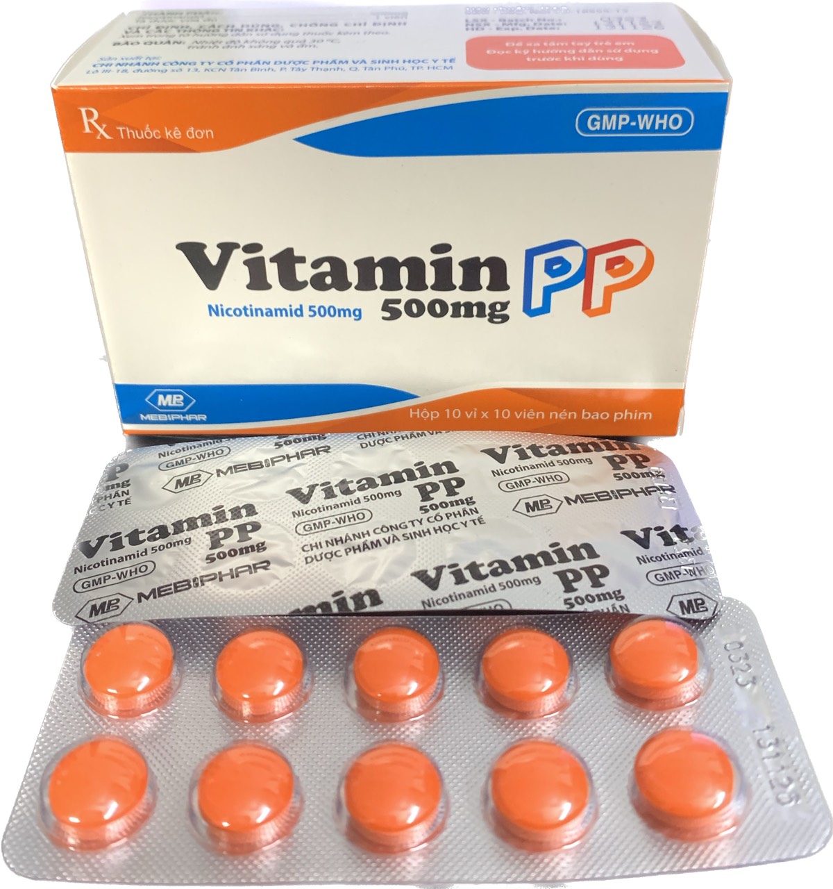 Vitamin Pp 500mg Mebiphar (h/100v)