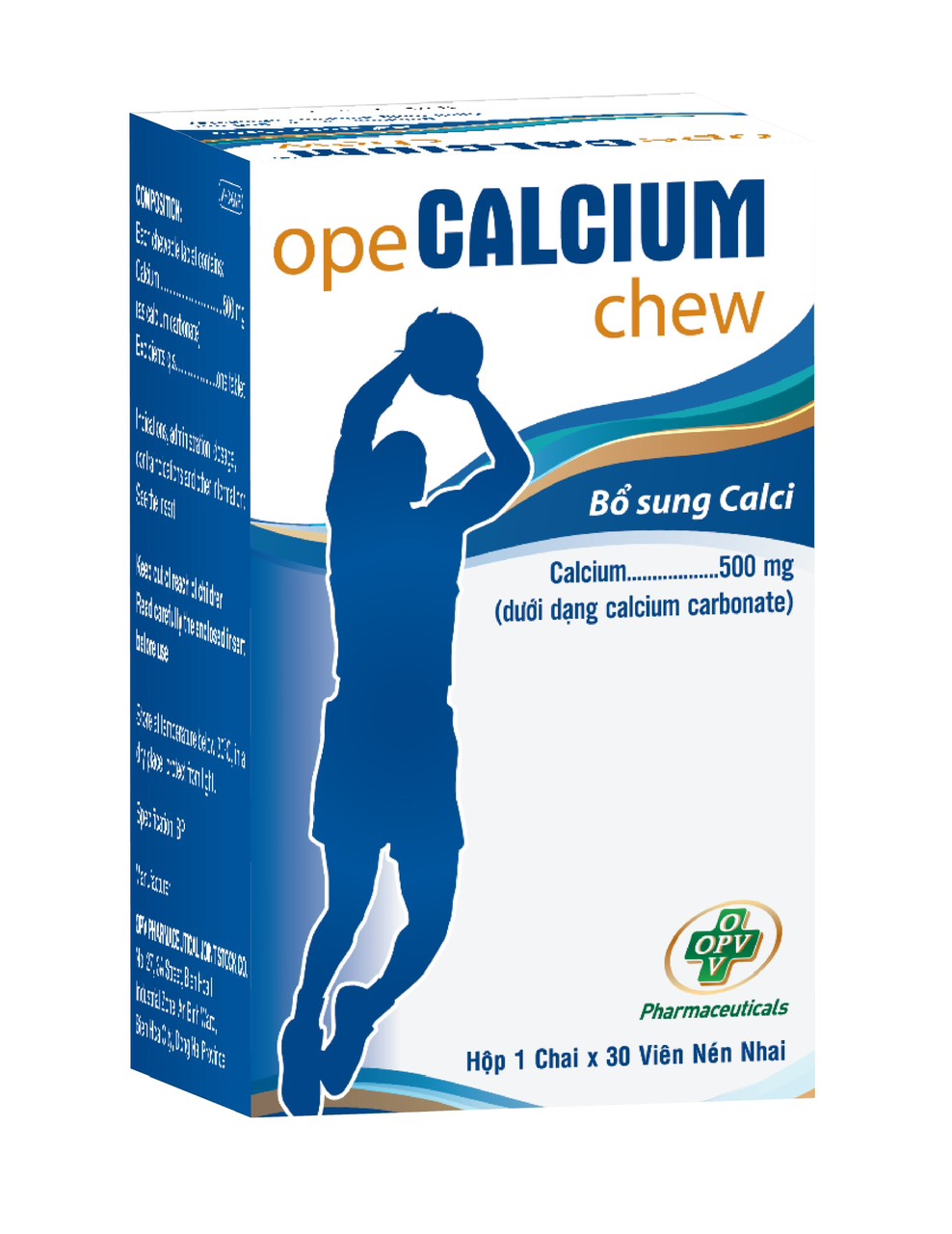 Opecalcium Chew Calcium 500mg Opv (c/30v)