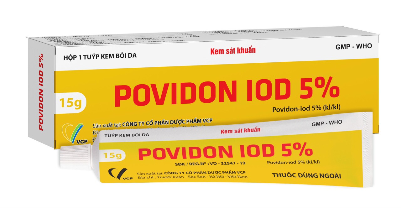 Povidon Iod 5% Vcp (t/15gr)
