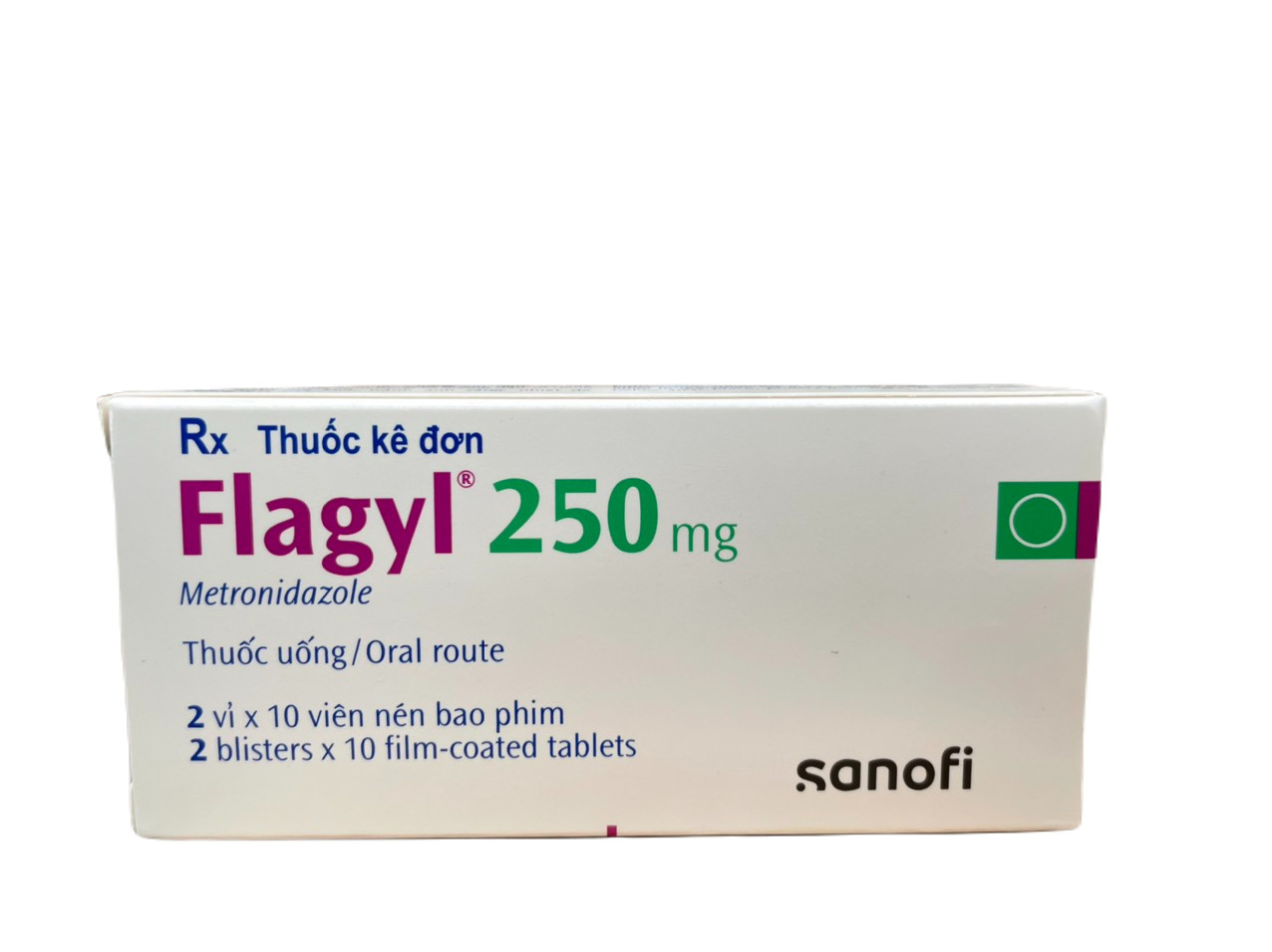 Flagyl 250mg Sanofi (h/20v)