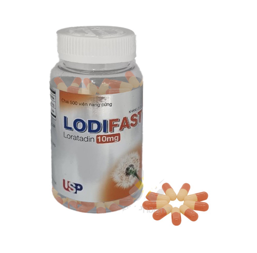Lodifast Loratadin 10mg Usp (c/500v)