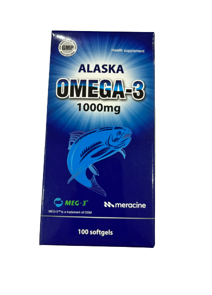 Alaska Omega 3 1000mg Gia Nguyễn (c/100v)