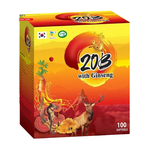 [hàng Thu Hồi] Vitamin 20b With Ginseng Mediphar (h/100v)