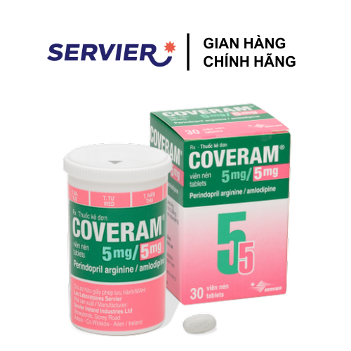 Coveram 5mg/5mg Servier (l/30v)