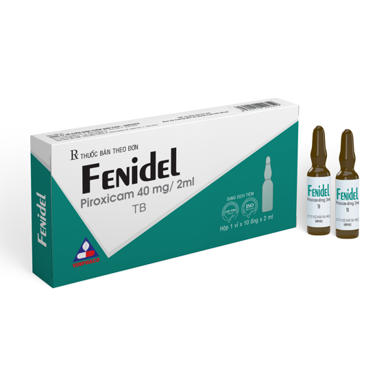 Fenidel Piroxicam 40mg/2ml Vinphaco (h/10o)