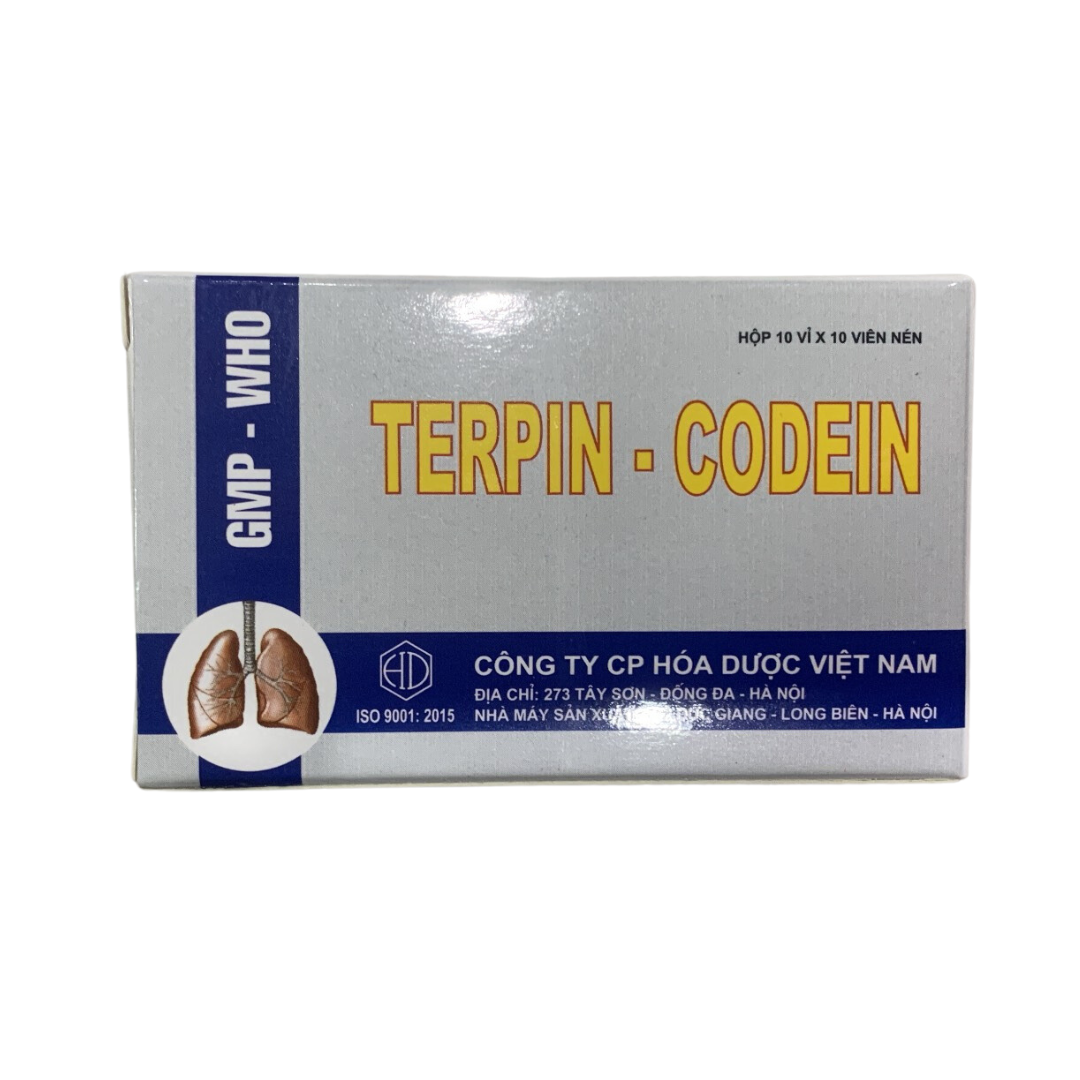 Terpin-codein Hóa Dược (h/100v)