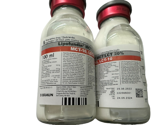Lipofundin Mct/lct 20% B.braun (c/100ml)