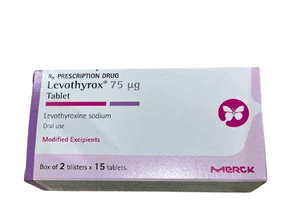 Levothyrox Levothyroxin 75µg Merck (h/30v)