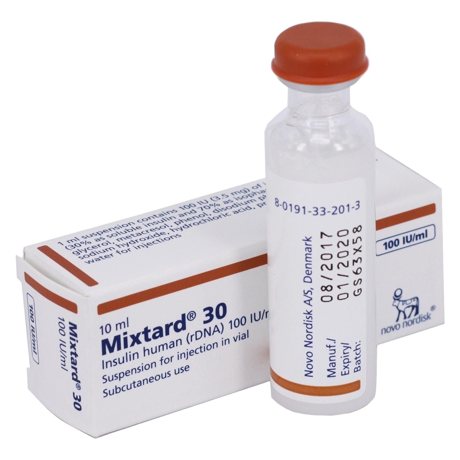 Mixtard 30 100 Iu/ml Nordish (c/10ml)