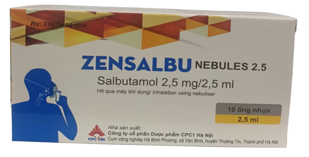 Zensalbu Nebules Salbutamol 2.5mg/2.5ml Cpc1 (h/10o/2.5ml)