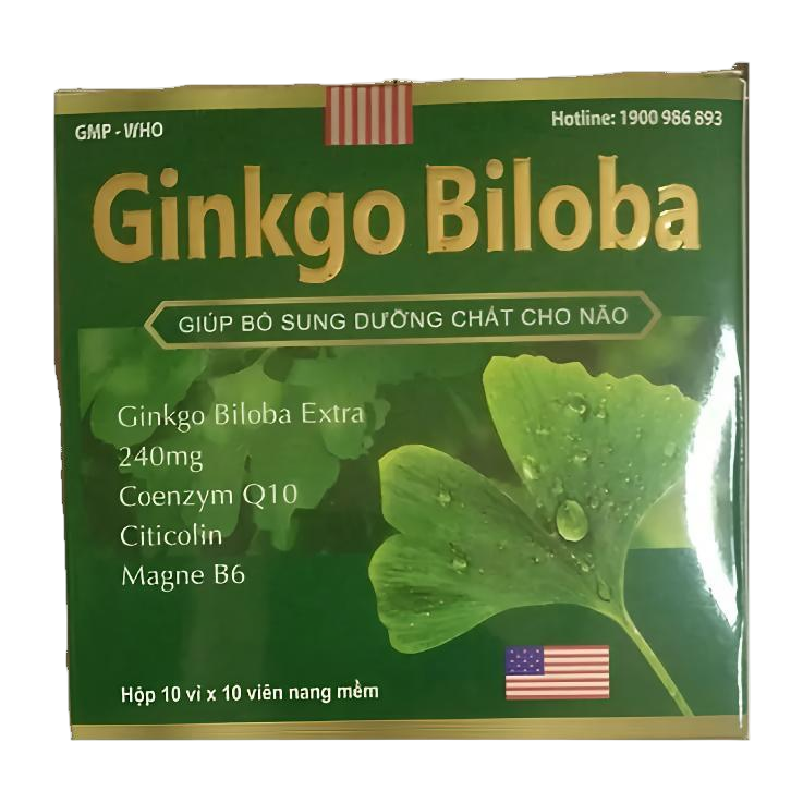[hàng Thu Hồi] Ginkgo Biloba Extra 240mg Coenzym Q10 Dpqt Usa (h/100v ...