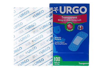 Băng cá nhân trong suốt transparent Urgo (Hộp 100 miếng)