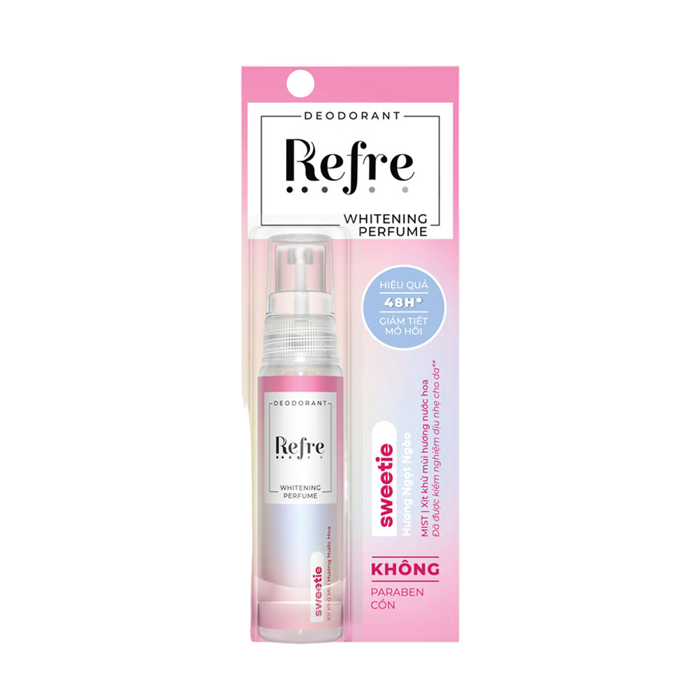 Xịt khử mùi Refre hương nước hoa Sweetie Rohto (Chai 30ml)