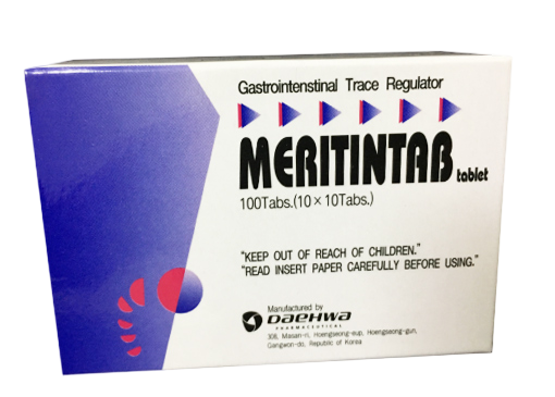Meritintab Trimebutin 100mg Daehwa (h/100v)