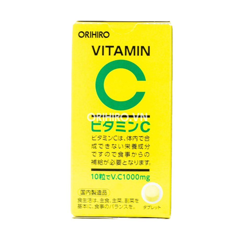 Viên uống bổ sung Vitamin C 1000mg Orihiro (Chai 300 viên )