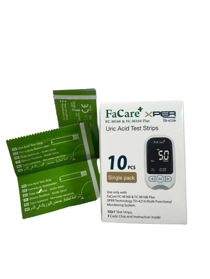 Que thử Axit uric (Gout) FC-M168 và FC-M168 Plus (Hộp 10 que)