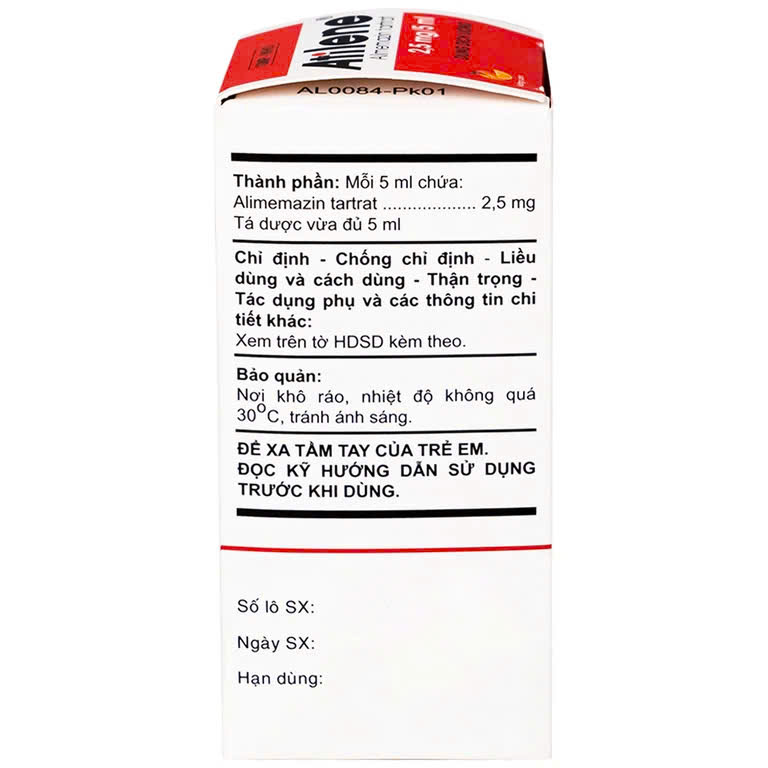 Thuốc chống dị ứng Atilene (Chai 100ml)