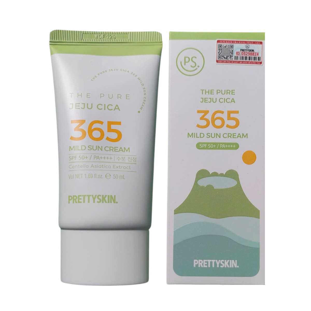 Kem chống nắng The Pure Jeju Cica 365 Mild Sun Cream (Tuýp 50ml)
