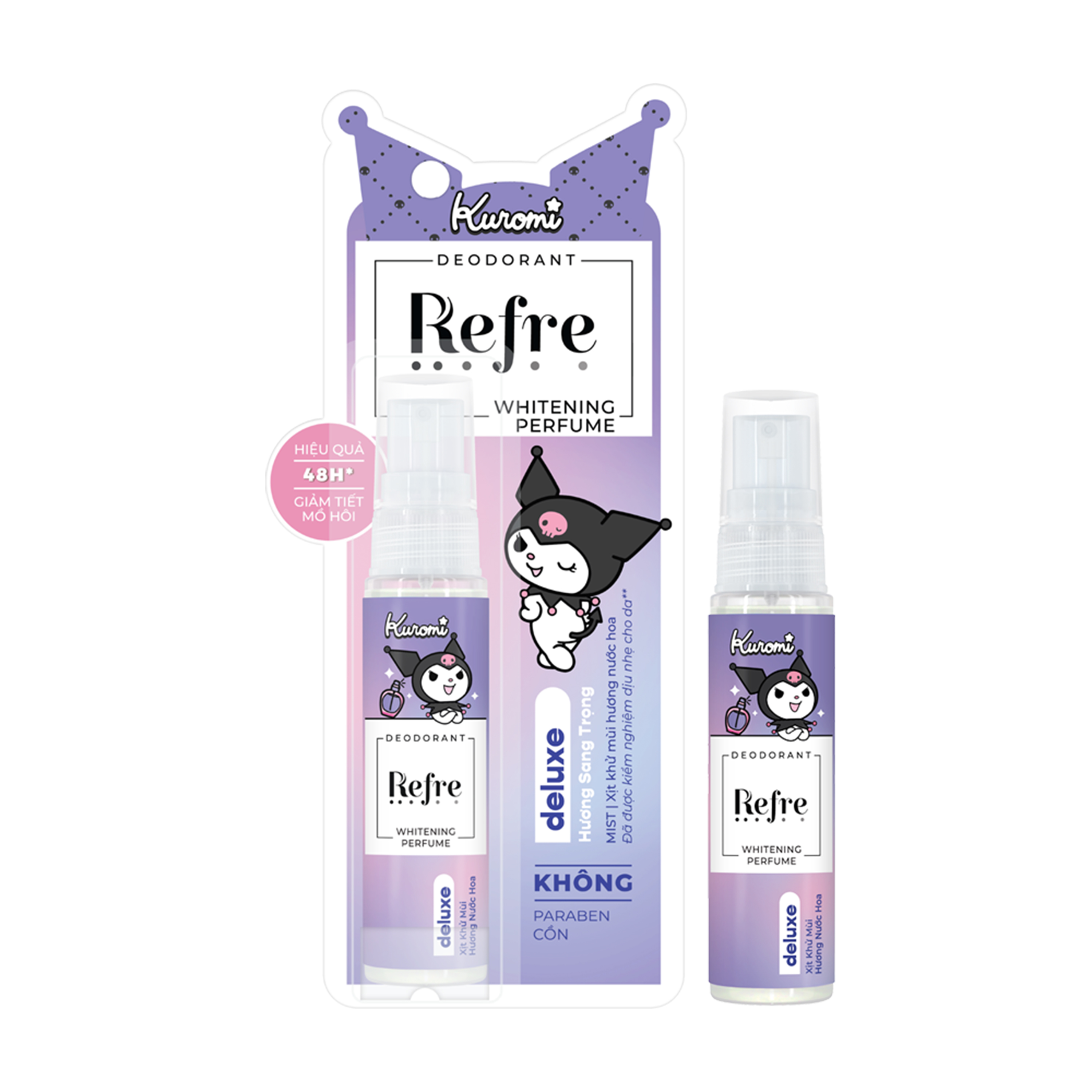 Xịt khử mùi Refre hương nước hoa Deluxe Rohto (Chai nhỏ)