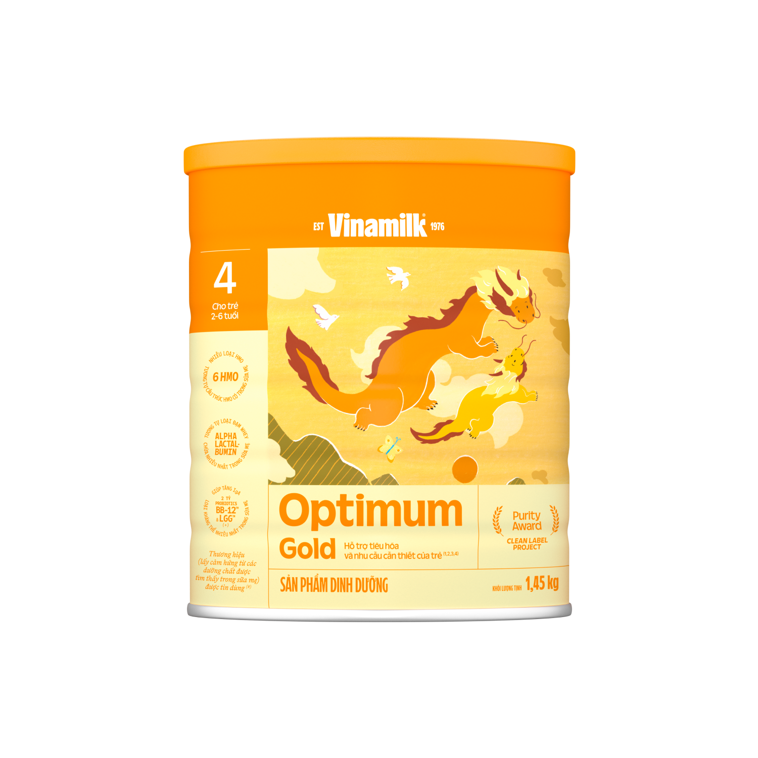 Sữa bột dinh dưỡng Optimum Gold 4 Vinamilk