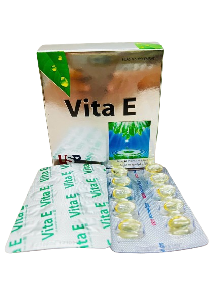 Bổ sung vitamin E Vita E US Pharma USA (Hộp 100 viên)
