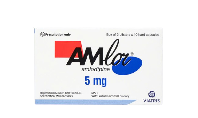 Amlor 5mg Capsules Pfizer (h/30v)