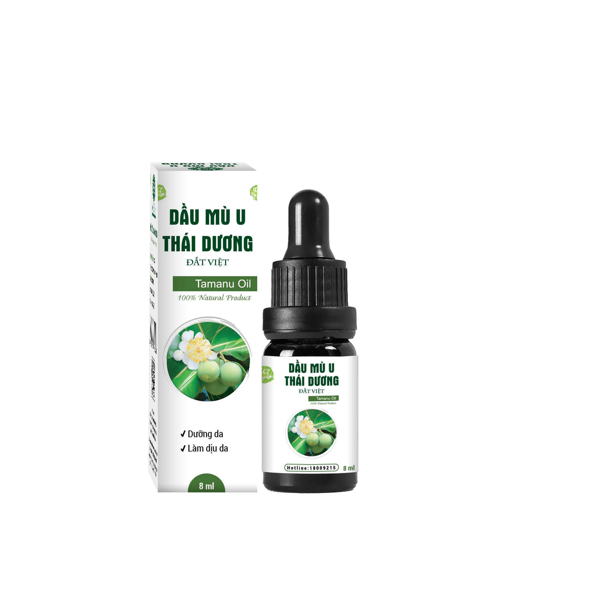 Dầu mù u Thái Dương Đất Việt (Hộp 1 chai)