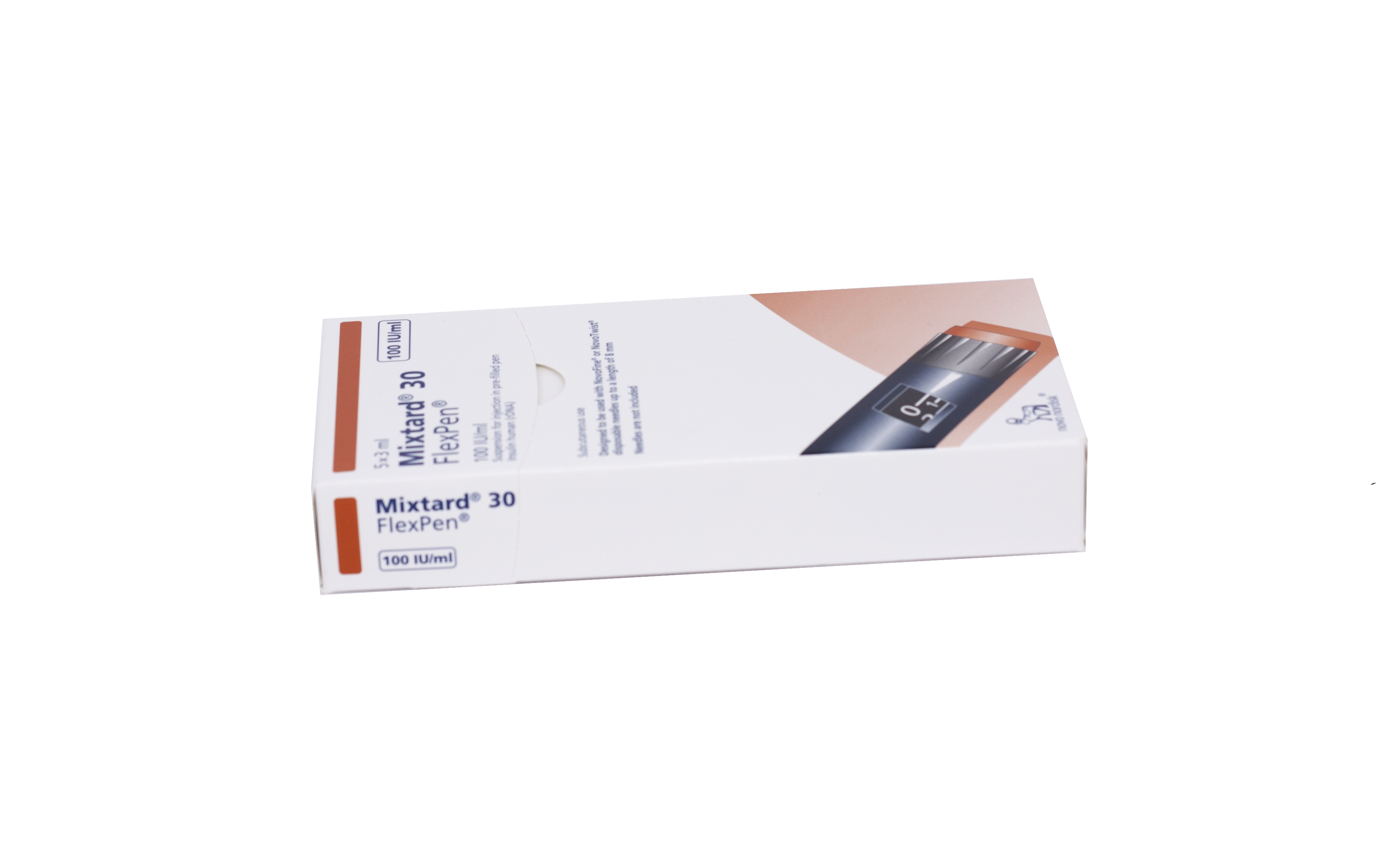 Bút Mixtard 30 Flexpen 100iu/ml Novo Nordisk (h/5b/3ml)
