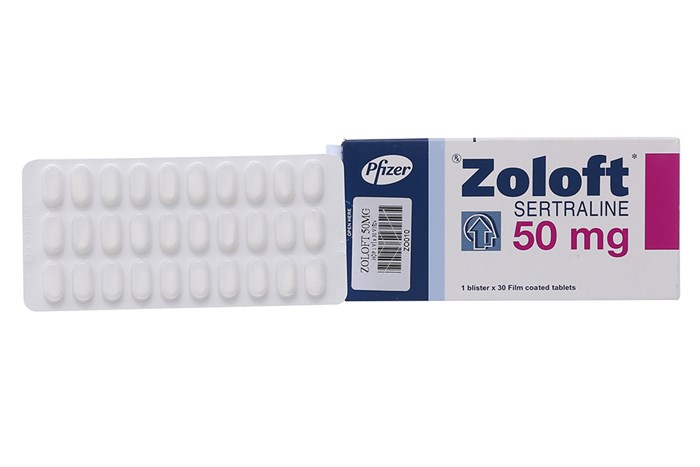 Zoloft Sertraline 50mg Pfizer (h/30v)