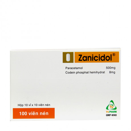 Zanicidol Paracetamol 500mg Tvpharm (h/100v)