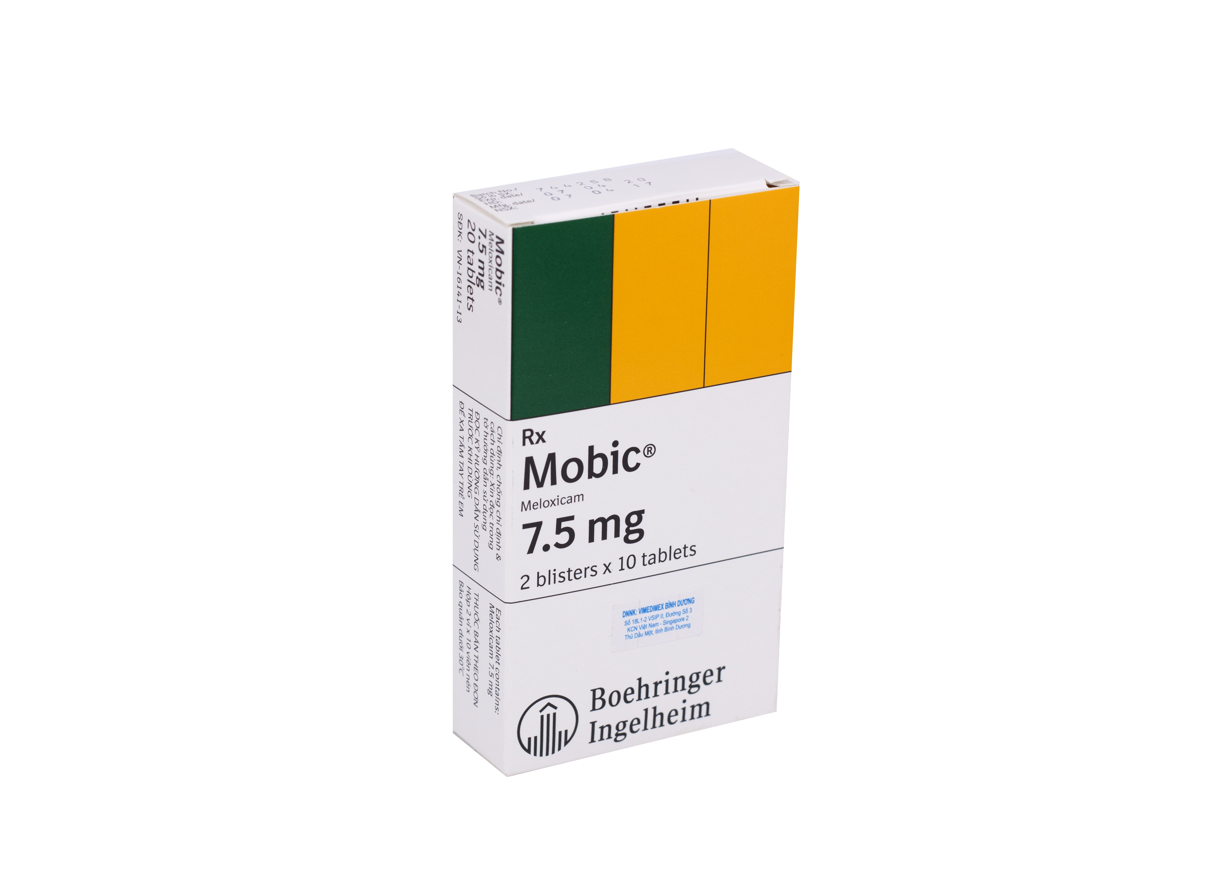 Thuốc khớp Mobic 7.5 (Hộp 20 viên)